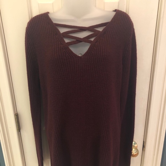 Arizona Jean Company | Sweaters | Burgundy Arizona Jean Co Sweater ...